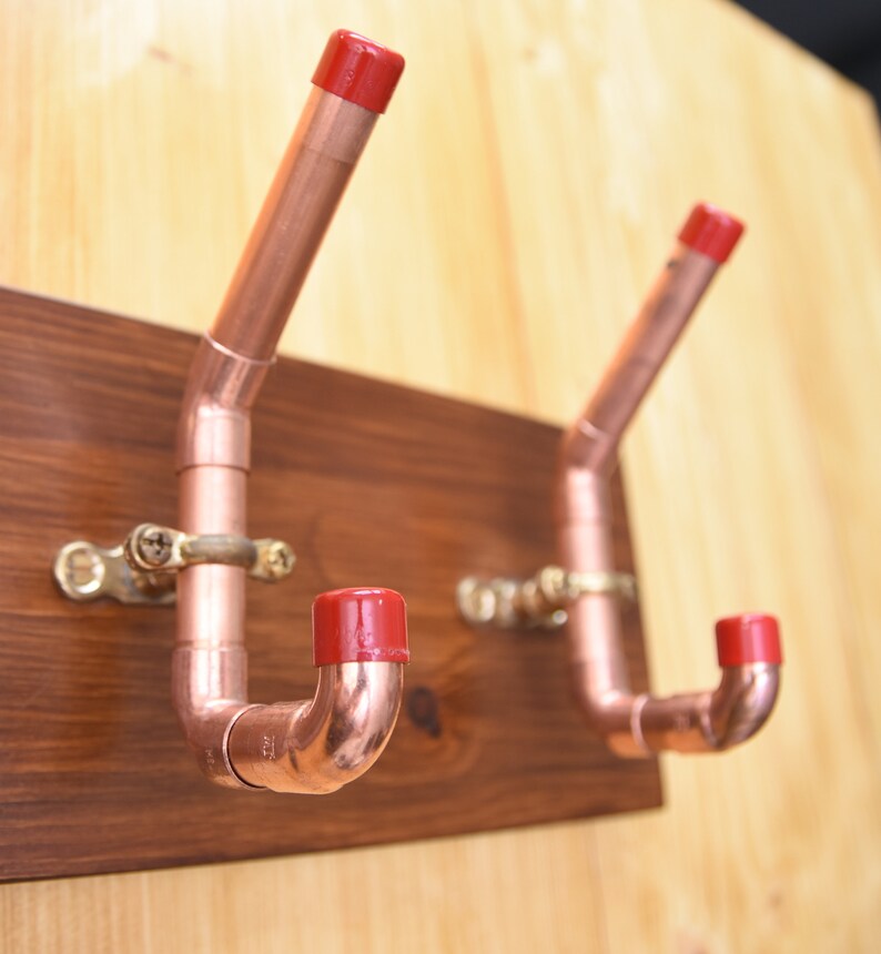 Copper Coat Hook Plaque Towel Hooks Plinth Mounted Dog Lead - Etsy