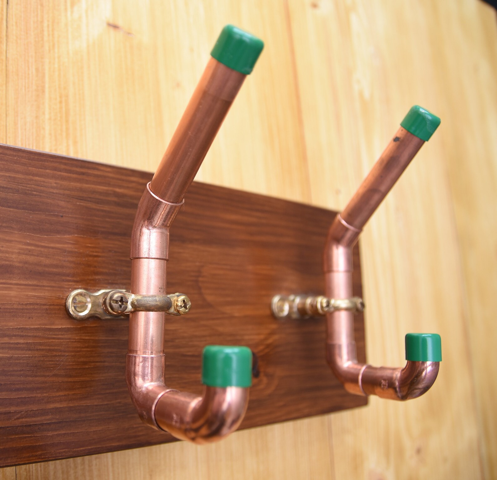 Copper Coat Hook Plaque Towel Hooks Plinth Mounted Dog Lead - Etsy