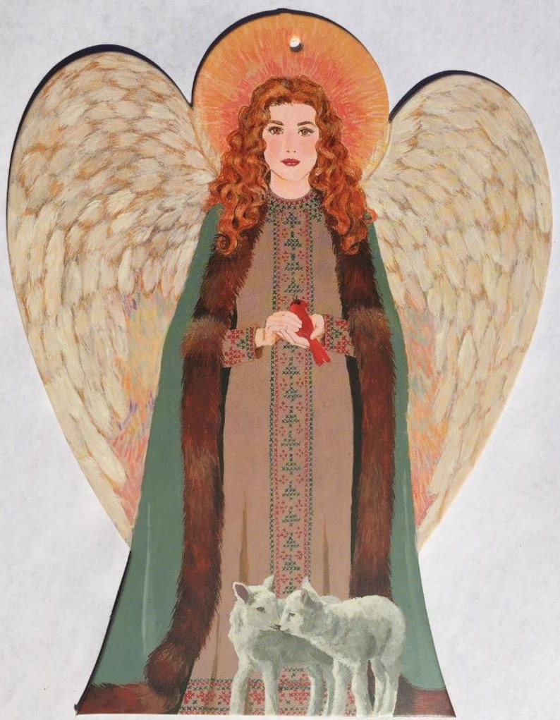 Angel With Animals Ornament - Etsy