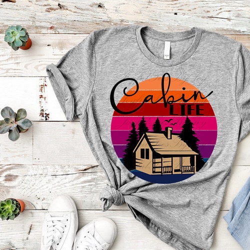 Life is Better at the Cabin Tee / Summer Cabin Vacation Shirt - Etsy