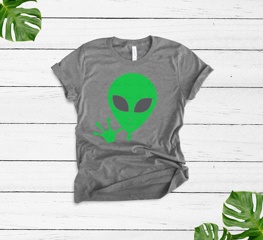 Green Alien Youth Shirt - Etsy
