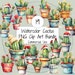 Cactus Clipart Pack | 19 High Quality PNG Clip Art File Bundle - Etsy