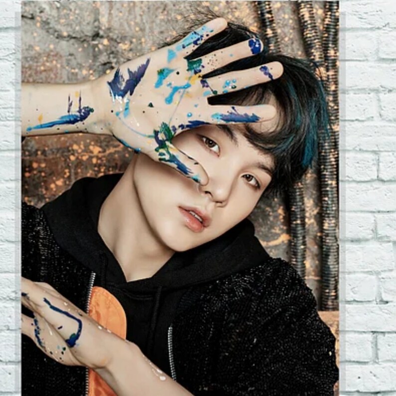 Suga boy poster BTS Members poster banner BTS wall poster | Etsy