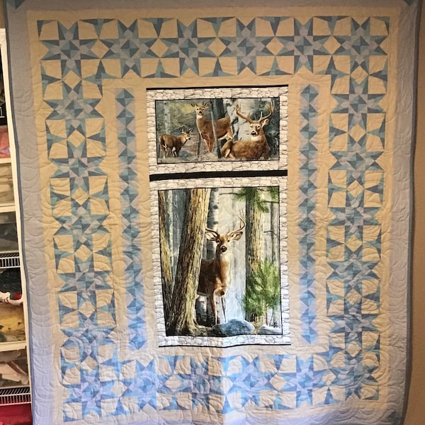Deer Panel Quilt Patterns - Etsy