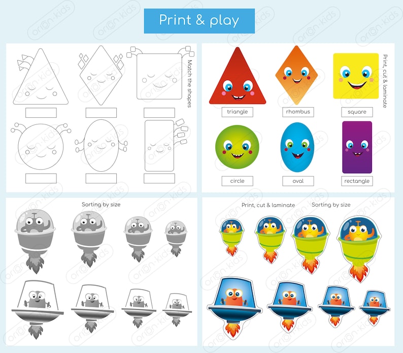 Printable Solar System Activity Pages, Matching Game, Space Learning ...