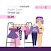 Purple & Pink Printable SLIM Paper Doll Starter Kit With Set - Etsy