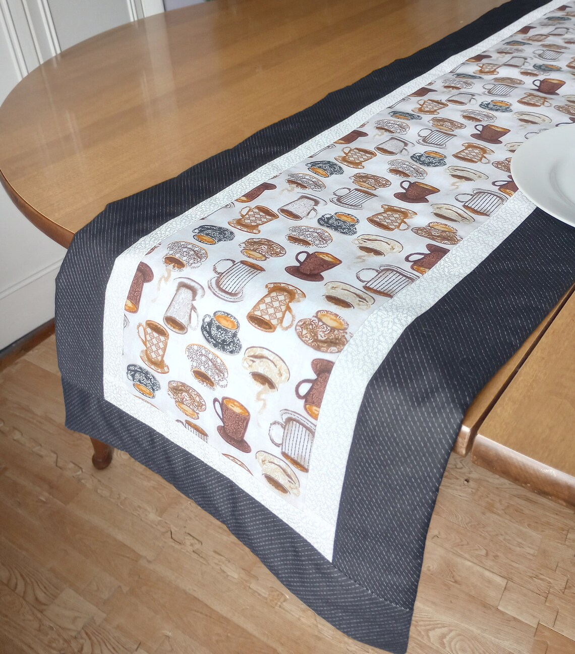 Coffee Table Runner Coffee Bar Table Décor Coffee Lovers Décor Modern ...