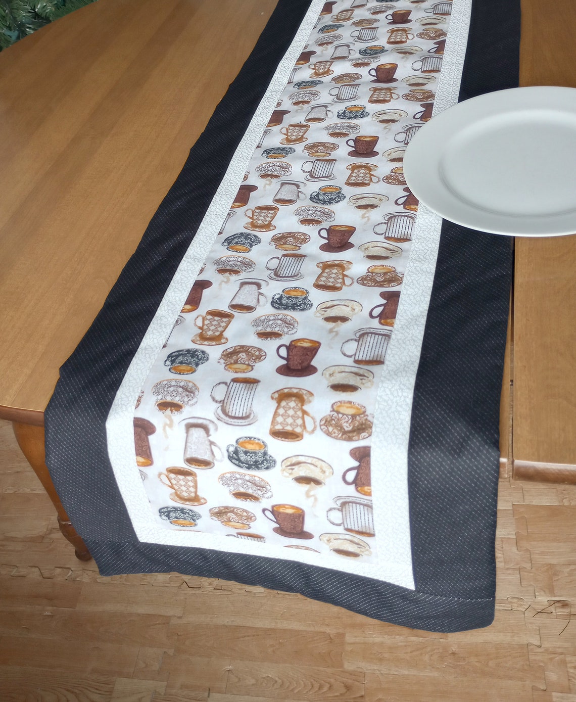 Coffee Table Runner Coffee Bar Table Décor Coffee Lovers Décor Modern ...