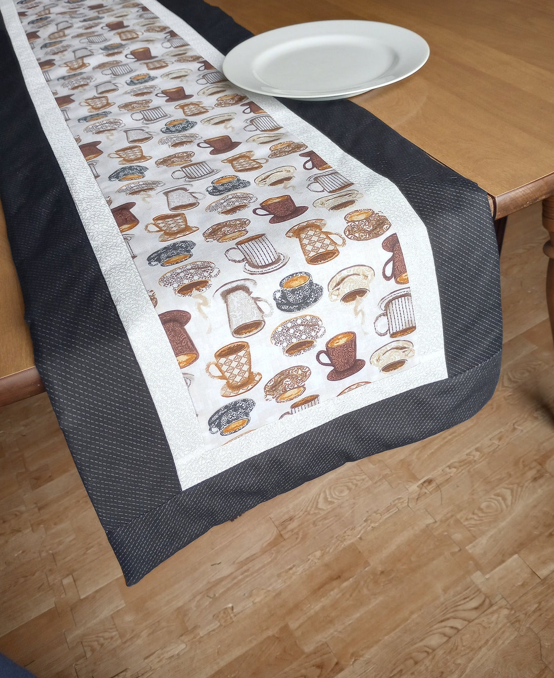 Coffee Table Runner Coffee Bar Table Décor Coffee Lovers Décor Modern ...
