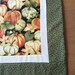 Pumpkin Table Runner Green Fall Table Runner Harvest Pumpkin Table Runner Fall Housewarming Gift ...