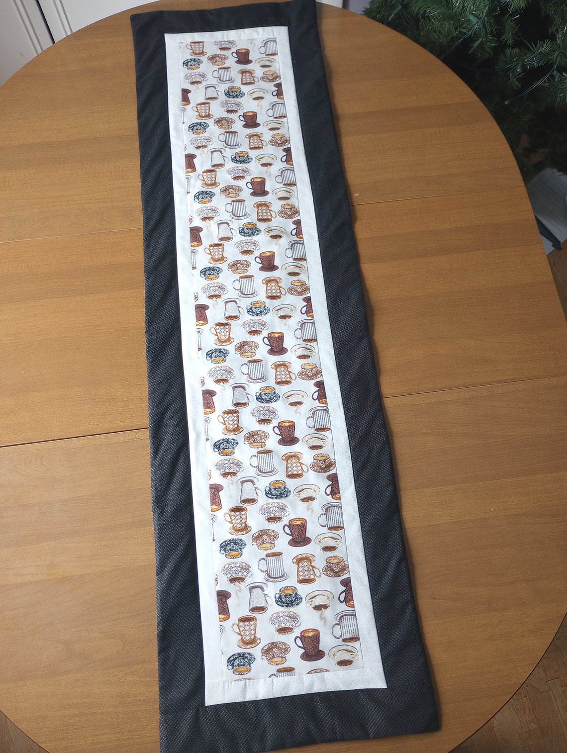 Coffee Table Runner Coffee Bar Table Décor Coffee Lovers Décor Modern ...