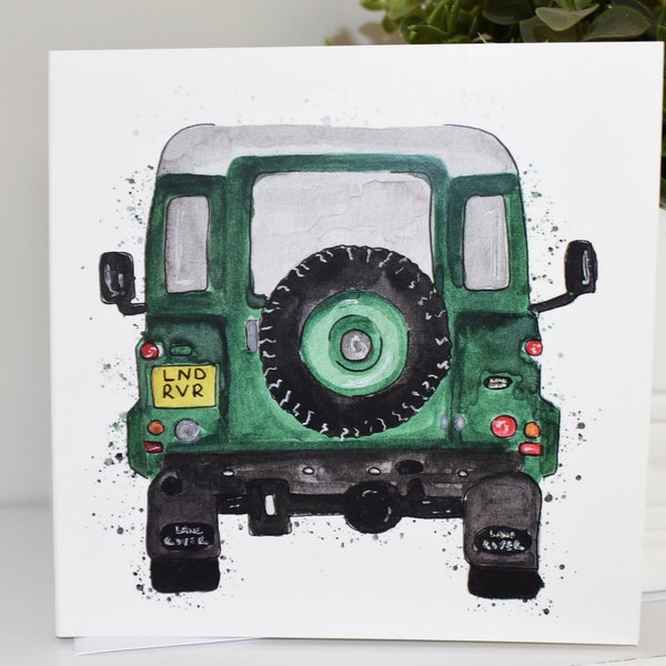 Land Rover Birthday Card - Etsy UK