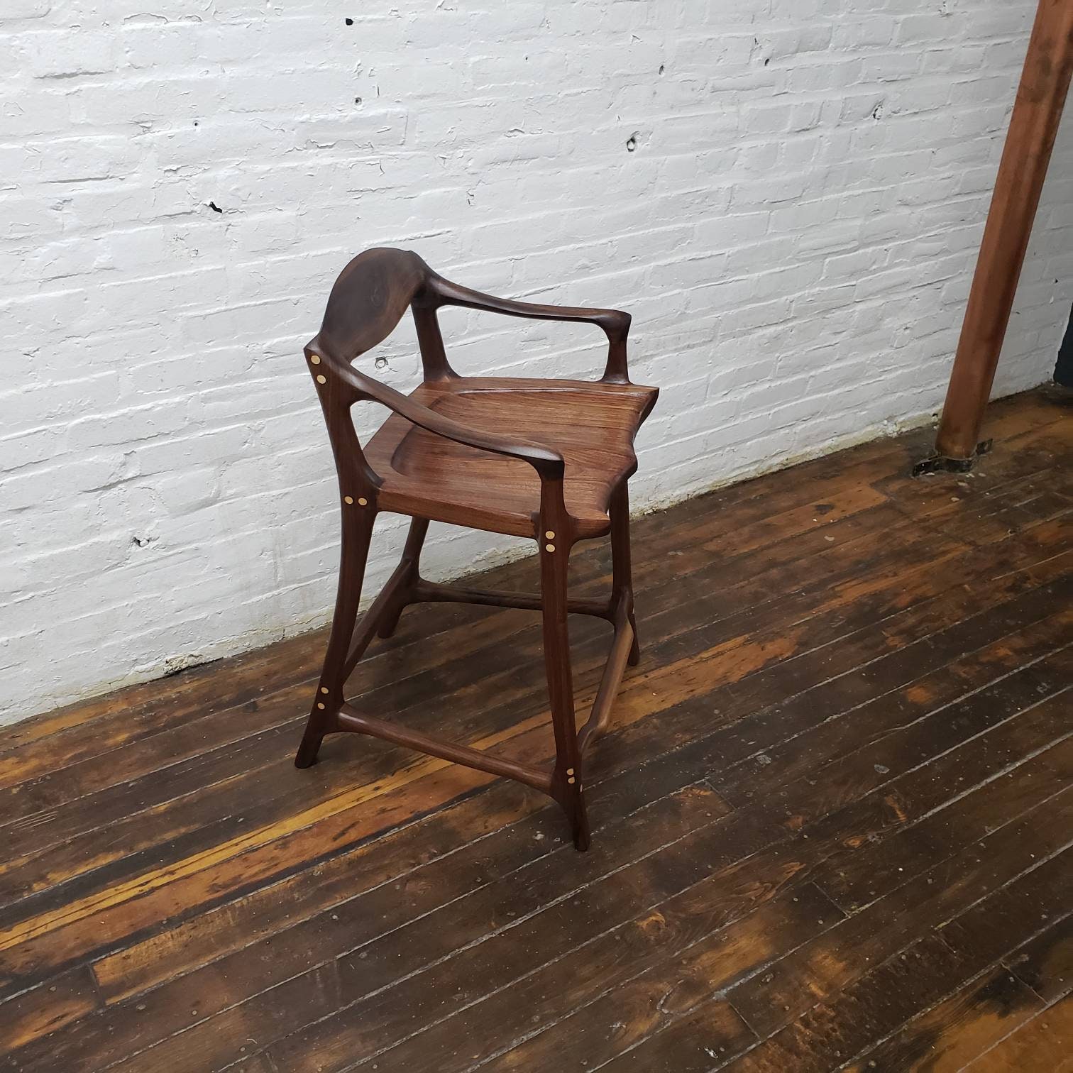 Sculpted Bar Stool - Etsy