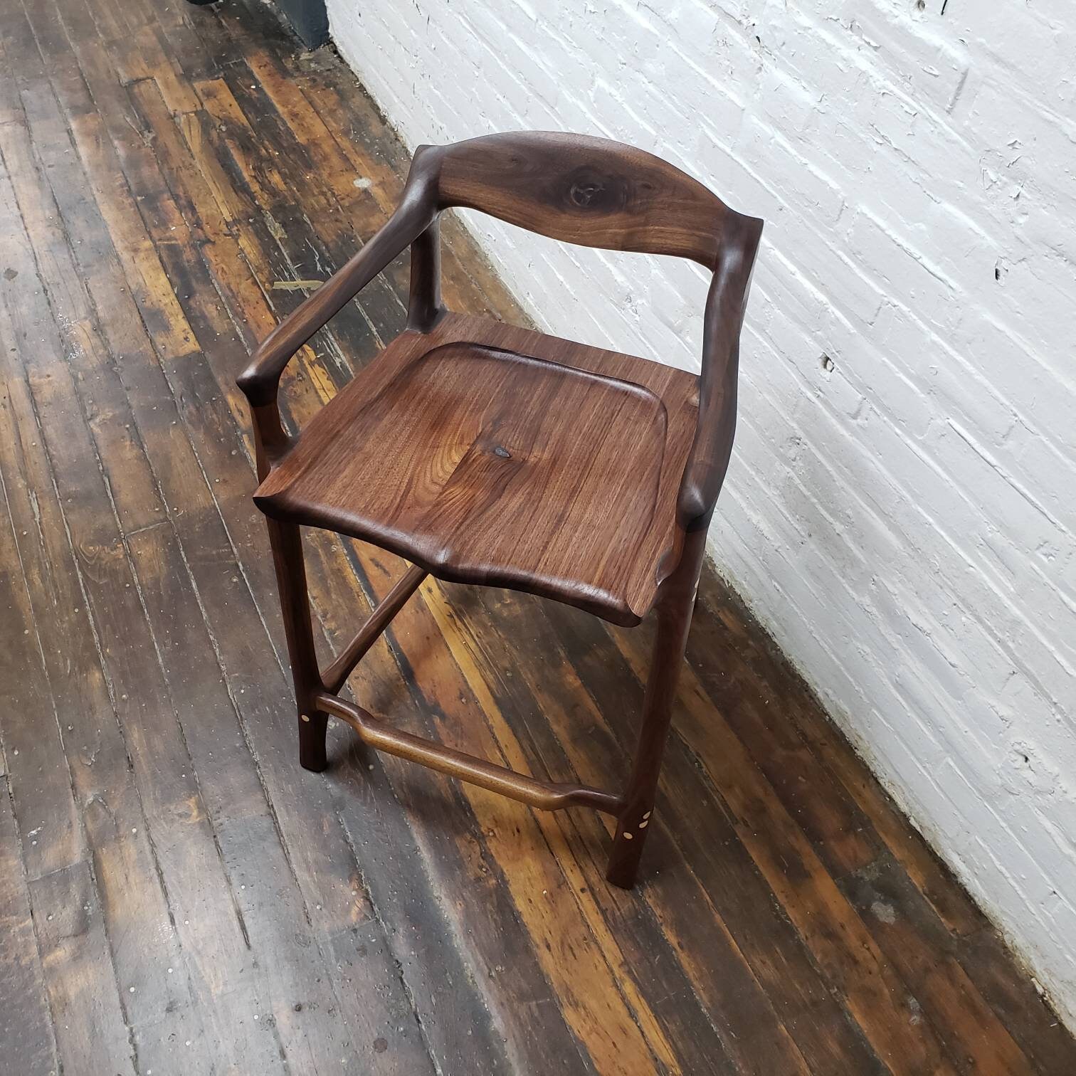 Sculpted Bar Stool - Etsy