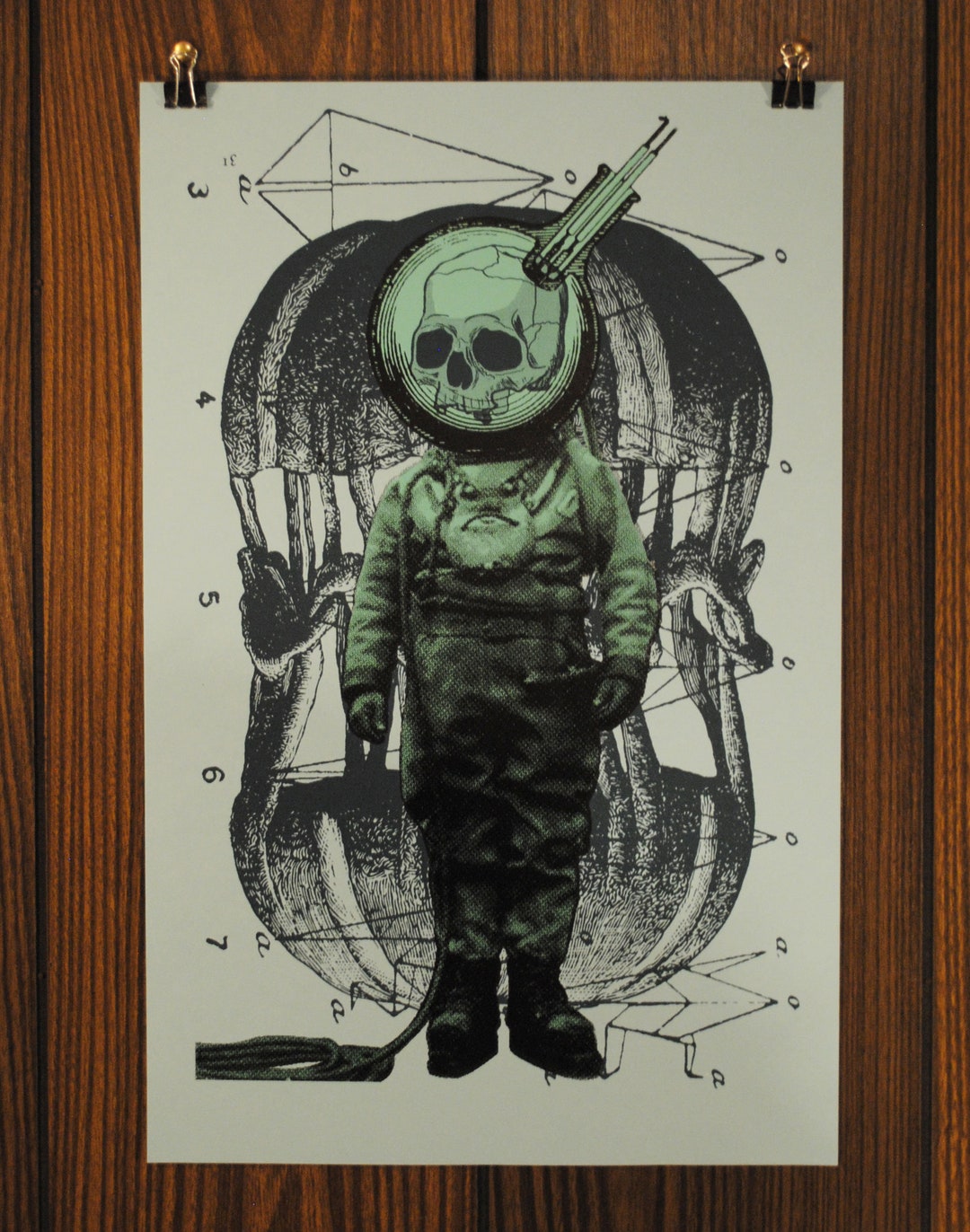 Deep Sea 3 Color Screen Printed Poster - Etsy