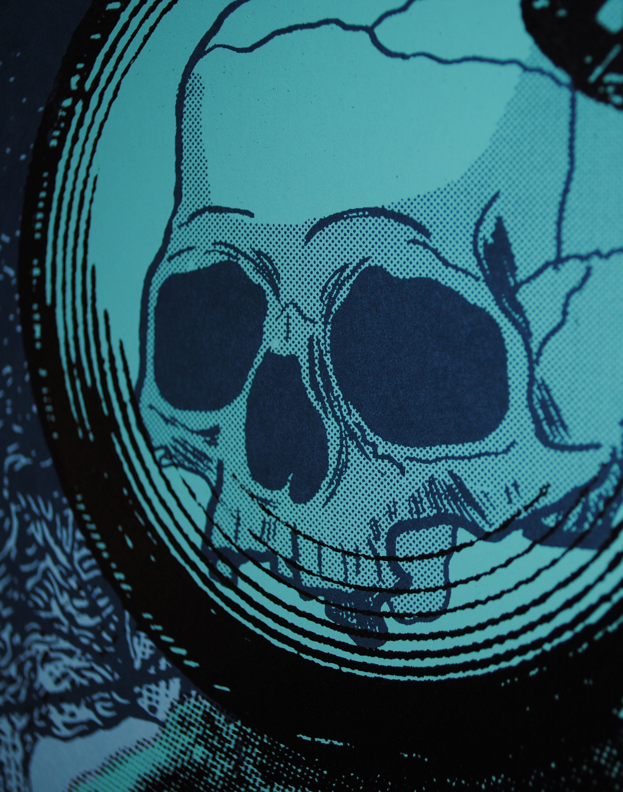 Deep Sea 3 Color Screen Printed Poster - Etsy