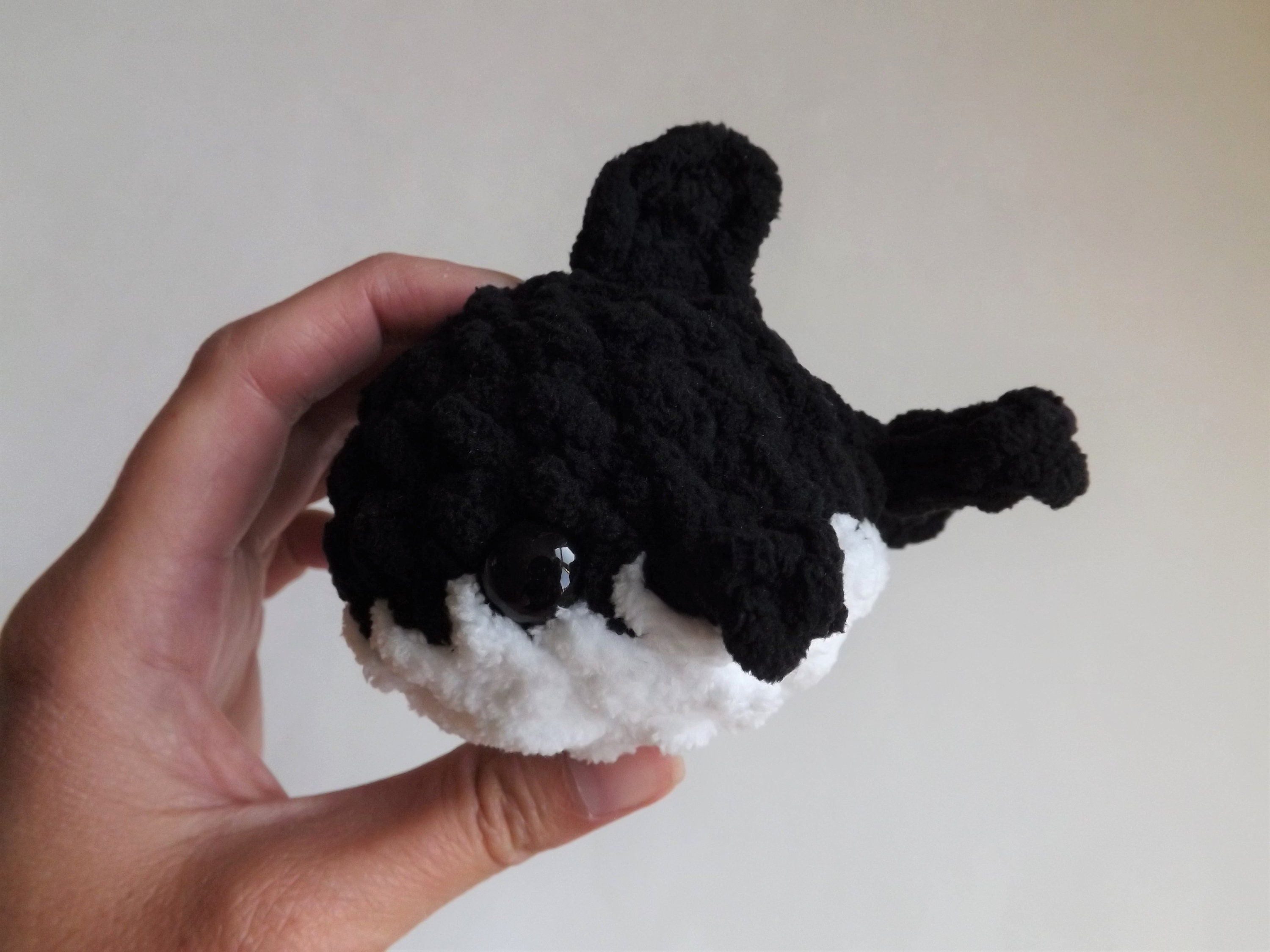 Little Orca Amigurumi Stuffie Cute Killer Whale Plushie - Etsy UK