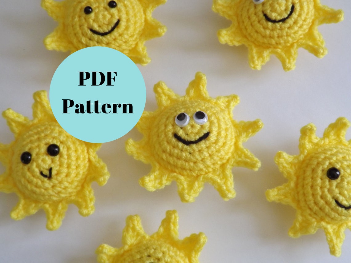 PATTERN ONLY Sunshine Amigurumi Crochet Pattern PDF Digital | Etsy