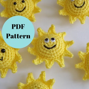 PATTERN ONLY - Sunshine Amigurumi Crochet Pattern, PDF Digital Dowload ...
