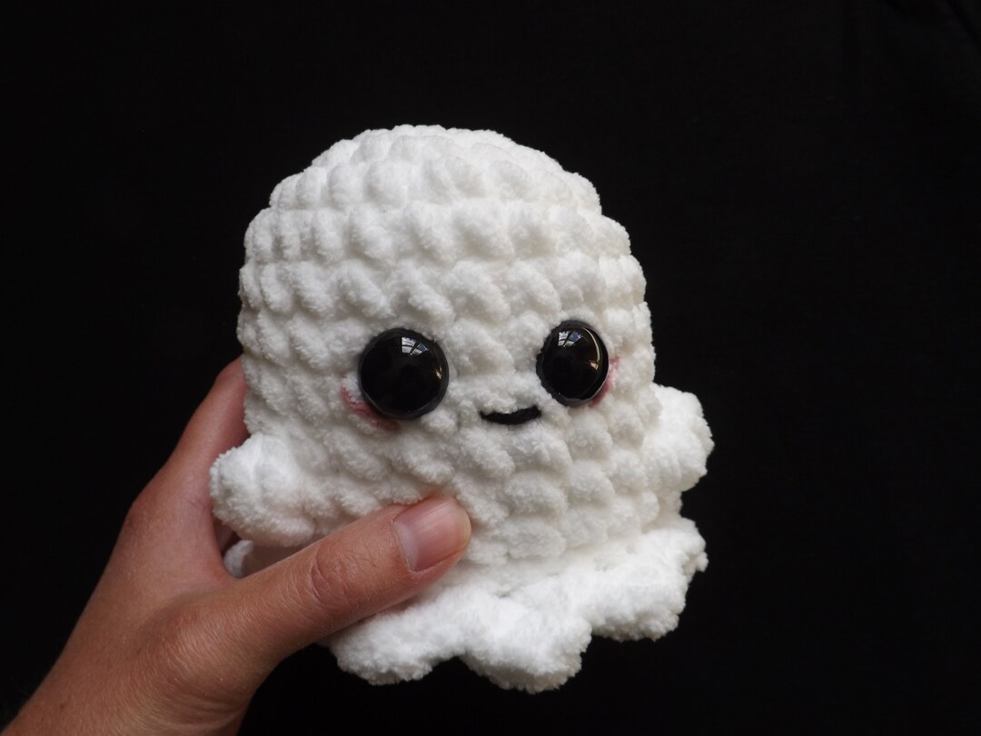 Big Howl the Ghost, Amigurumi Stuffie, Plush Ghost, Ghost Plushie ...