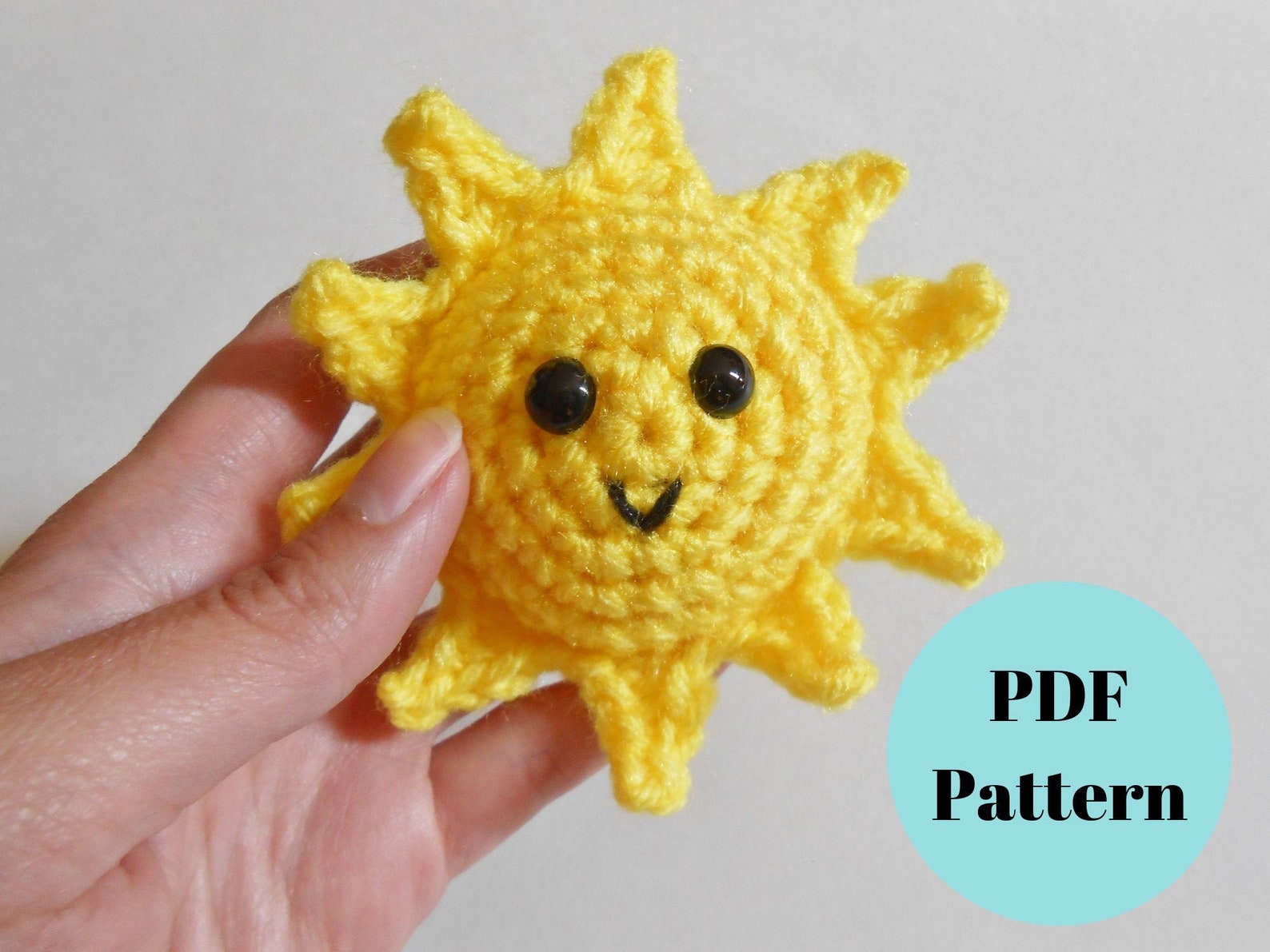 PATTERN ONLY Sunshine Amigurumi Crochet Pattern PDF Digital | Etsy