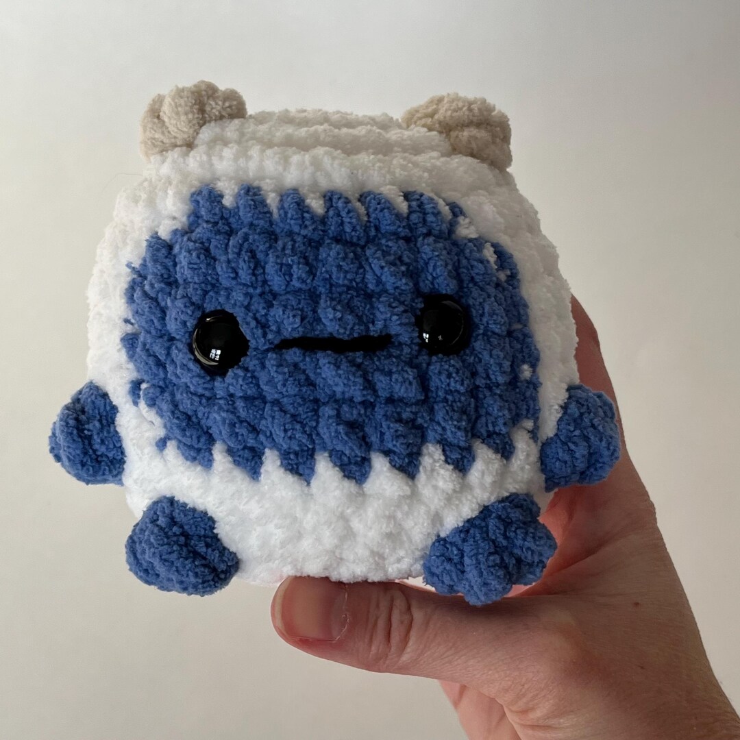 Yeti Buddy Amigurumi Stuffie, Little Yeti Plushie, Stuffed Animal Yeti ...