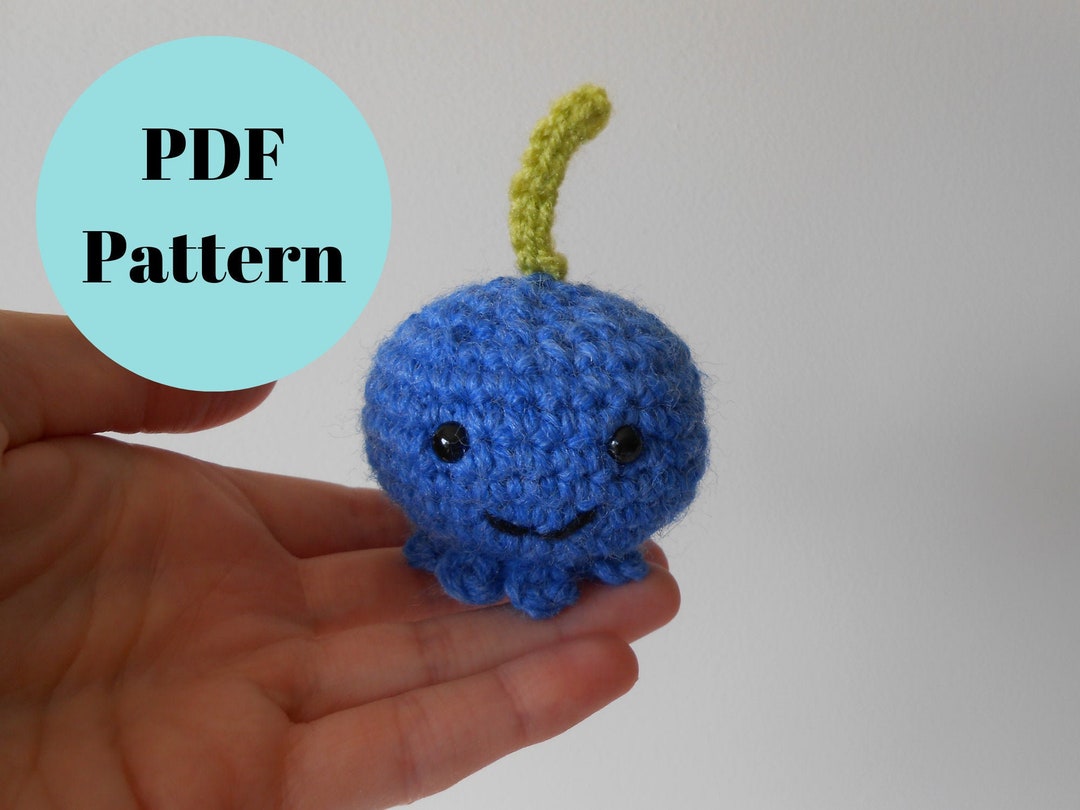 PATTERN ONLY - Blueberry Amigurumi Crochet Pattern, PDF Digital ...