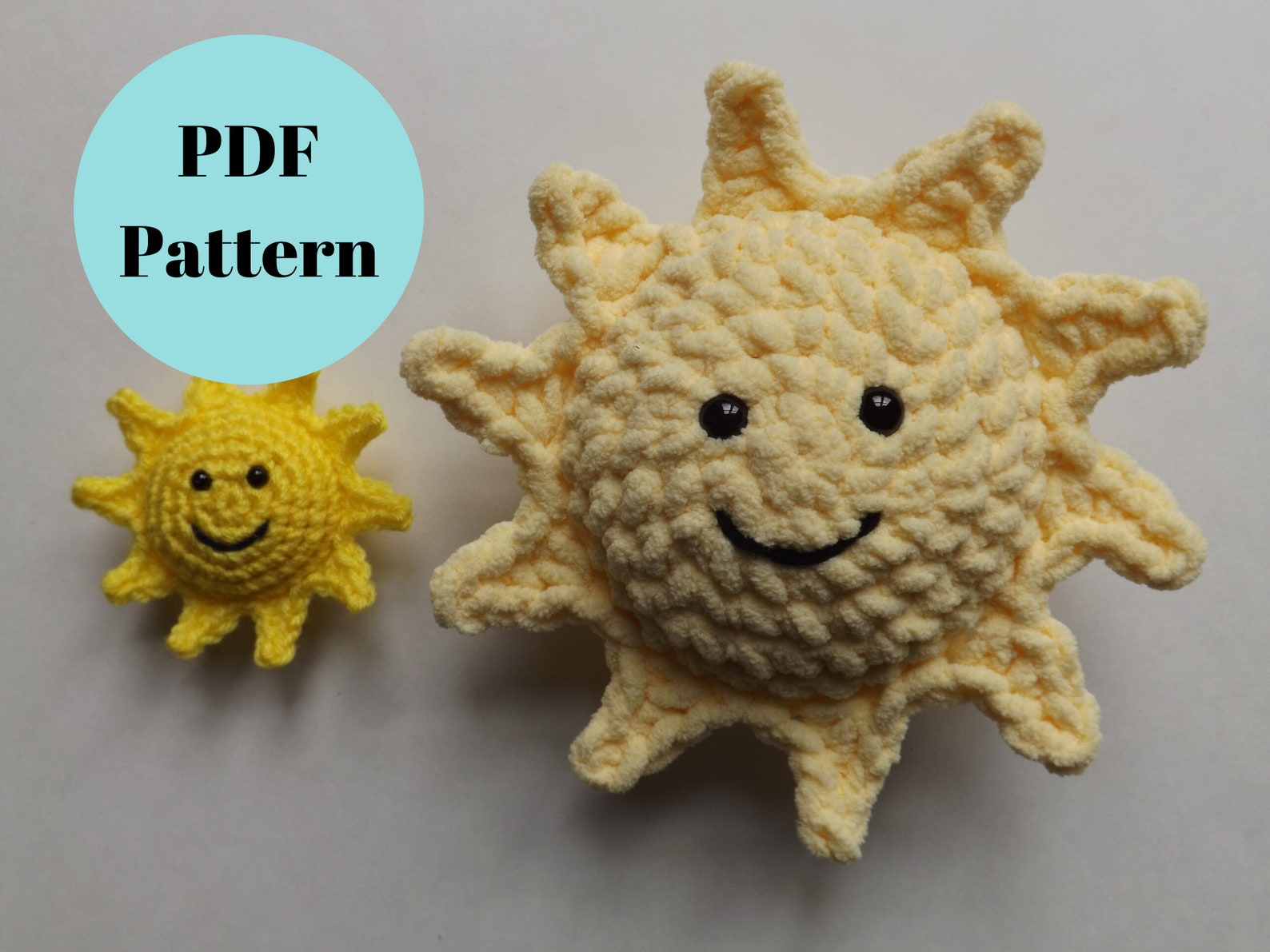 PATTERN ONLY Sunshine Amigurumi Crochet Pattern PDF Digital | Etsy