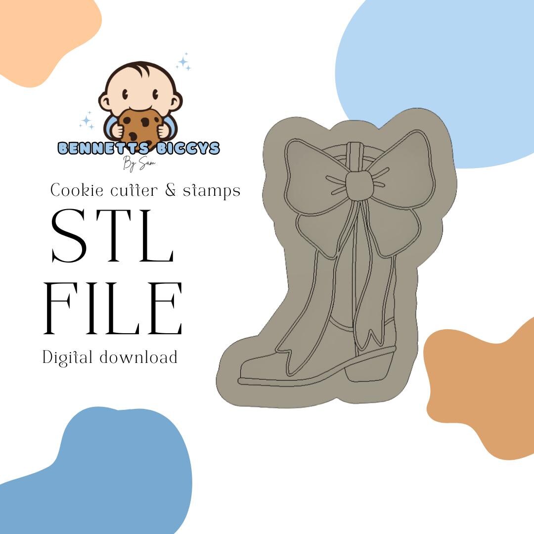 Cowboy Boot STL FILE - Etsy