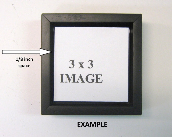 Mini Black Float Frame Sized for A 3x3 Canvas-see Example Photo 3 - Etsy