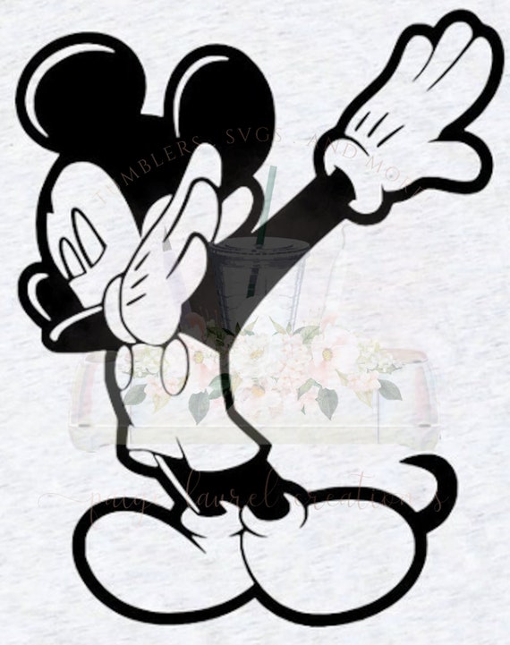 Mickey Mouse DAB SVG - Etsy