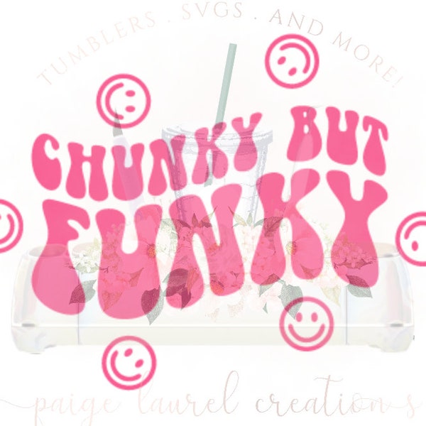 Chunky but Funky Svg - Etsy