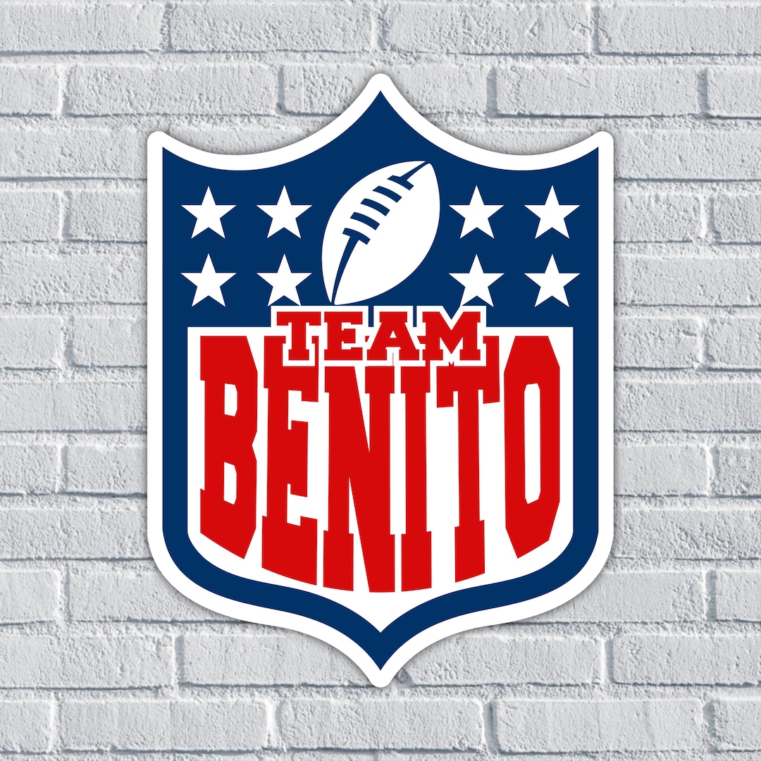 Team Benito Football Logo SVG PNG DXF - Instant Download - Etsy