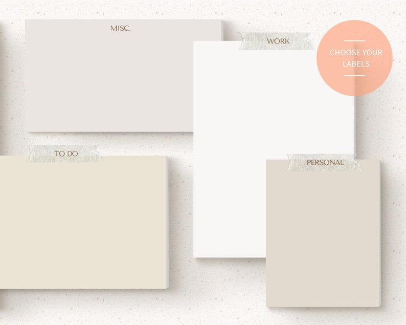 Customizable Desktop Wallpaper Organizer | Neutral - Etsy