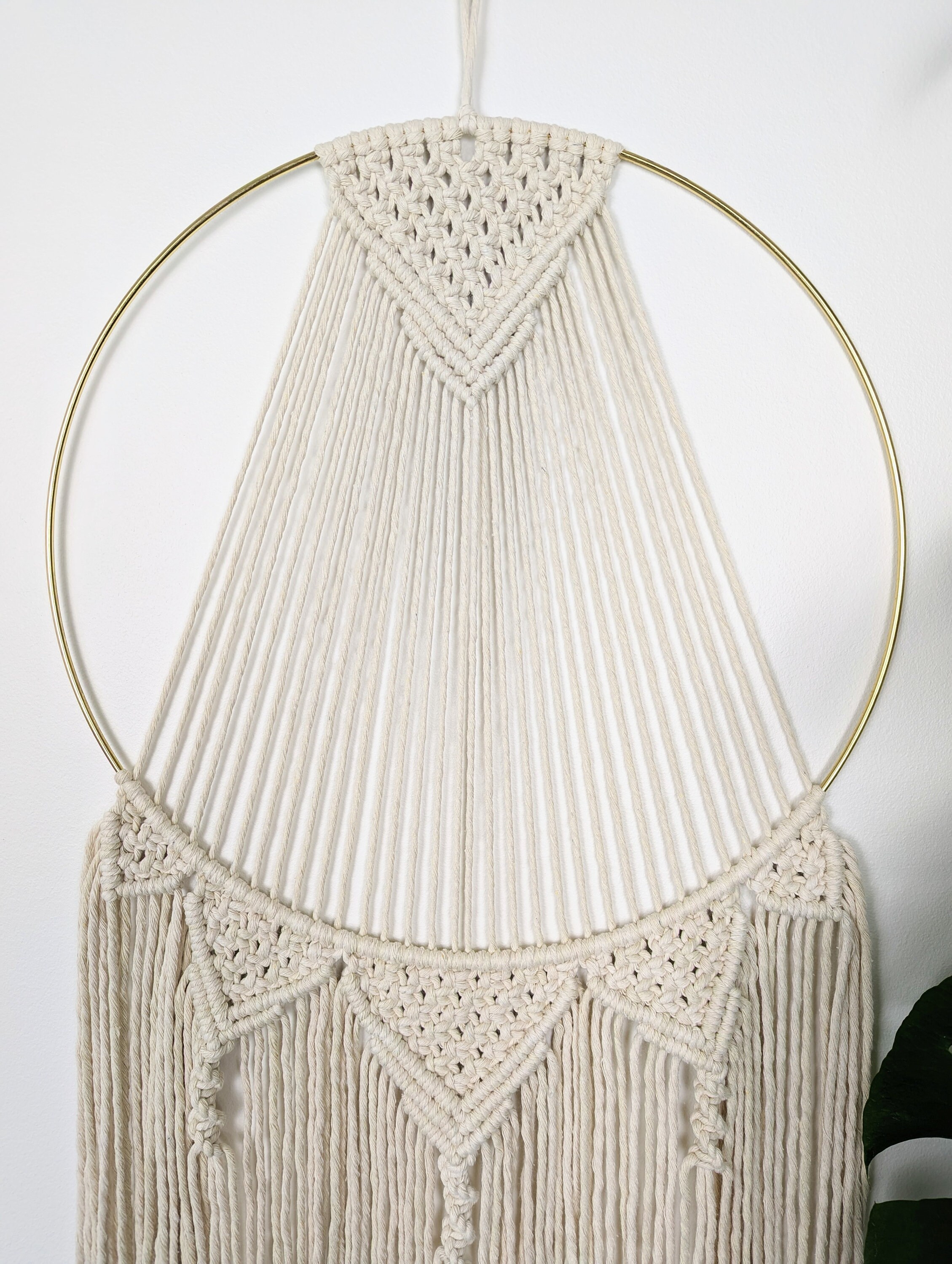 Large Round Macrame Wall Hanging, Bohemian Wall Decor - Etsy
