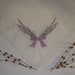 Lavender Bouquet Embroidered Kitchen Set of 6 Napkins, Machine ...