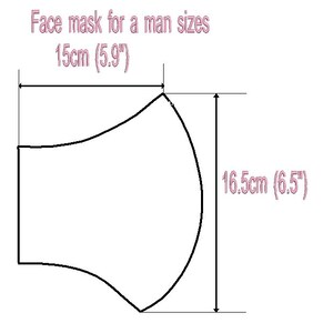 Linen White Face Mask With Embroidered Hop Folk Ukrainian Cross Pattern ...