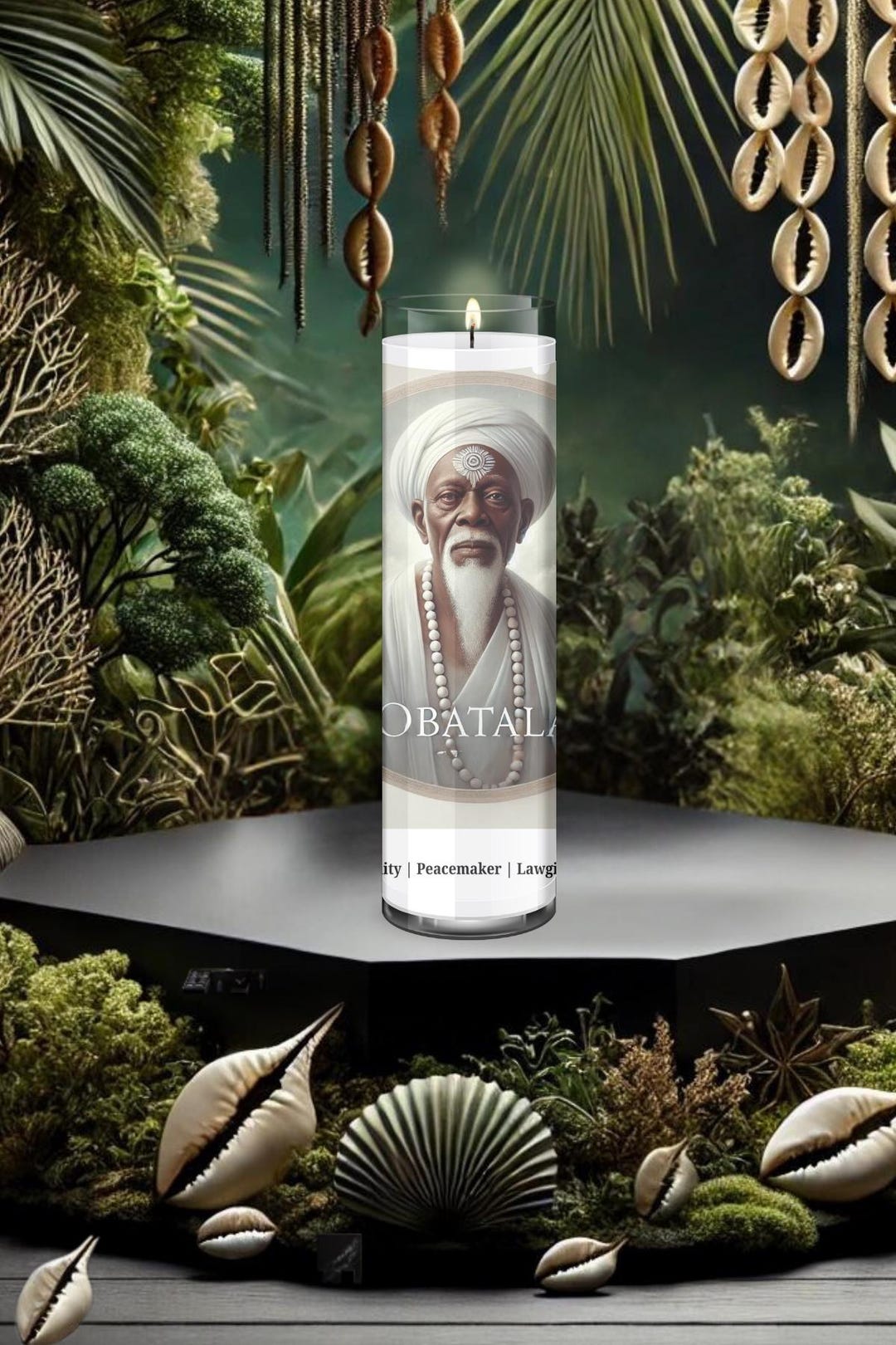 Obatala Orisha Offering Candle - Etsy