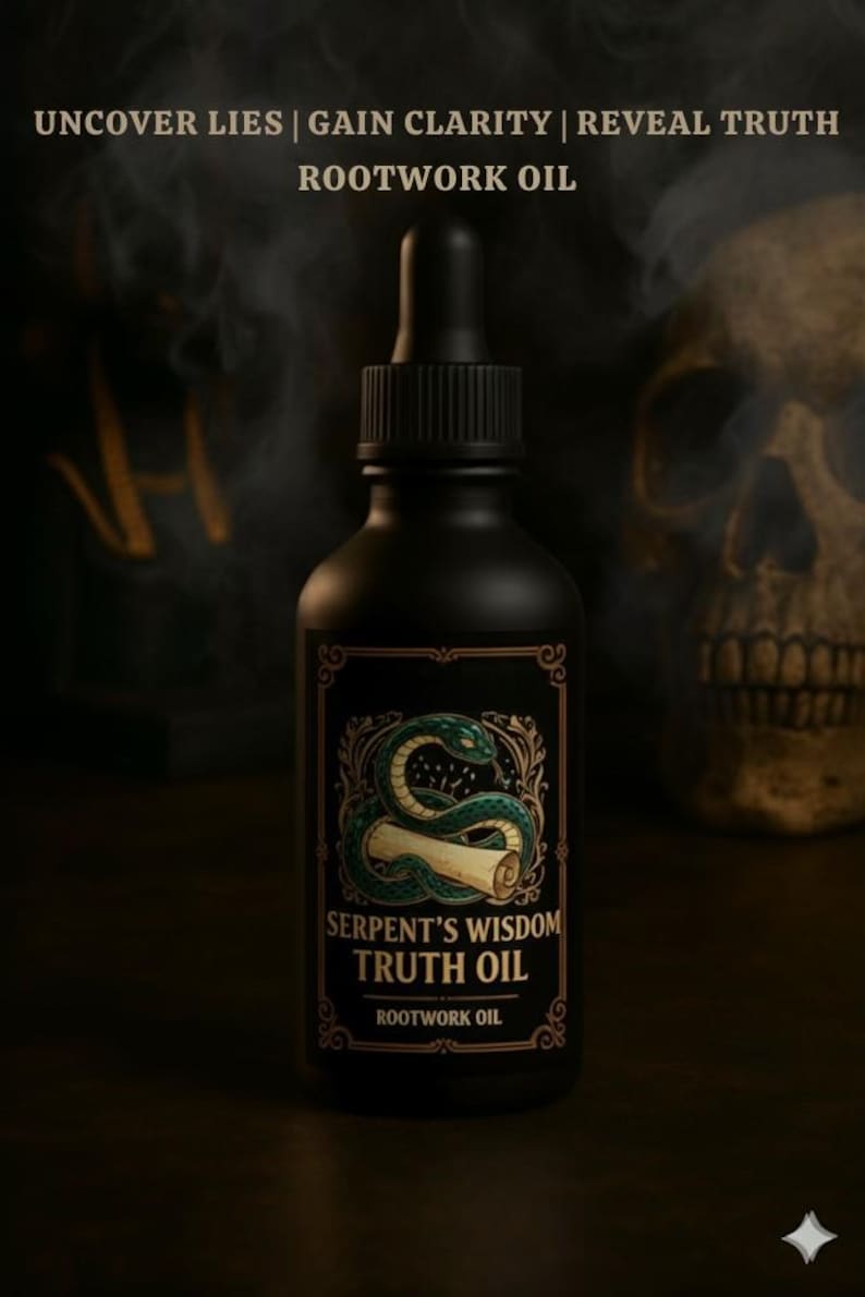 Serpent’s Wisdom Truth Oil | Uncover Lies | Gain Clarity | Reveal Truth ...