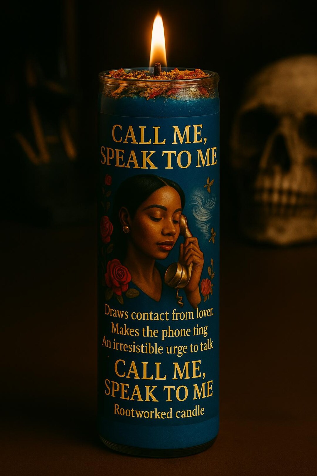 Call Me, Speak to Me Candle | Rootwork Spell Candle for Contact ...