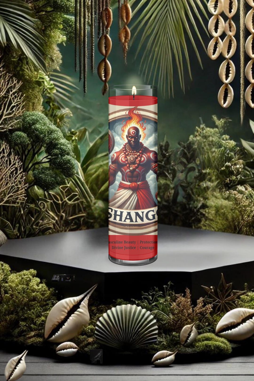Shango Orisha Offering Candle - Etsy
