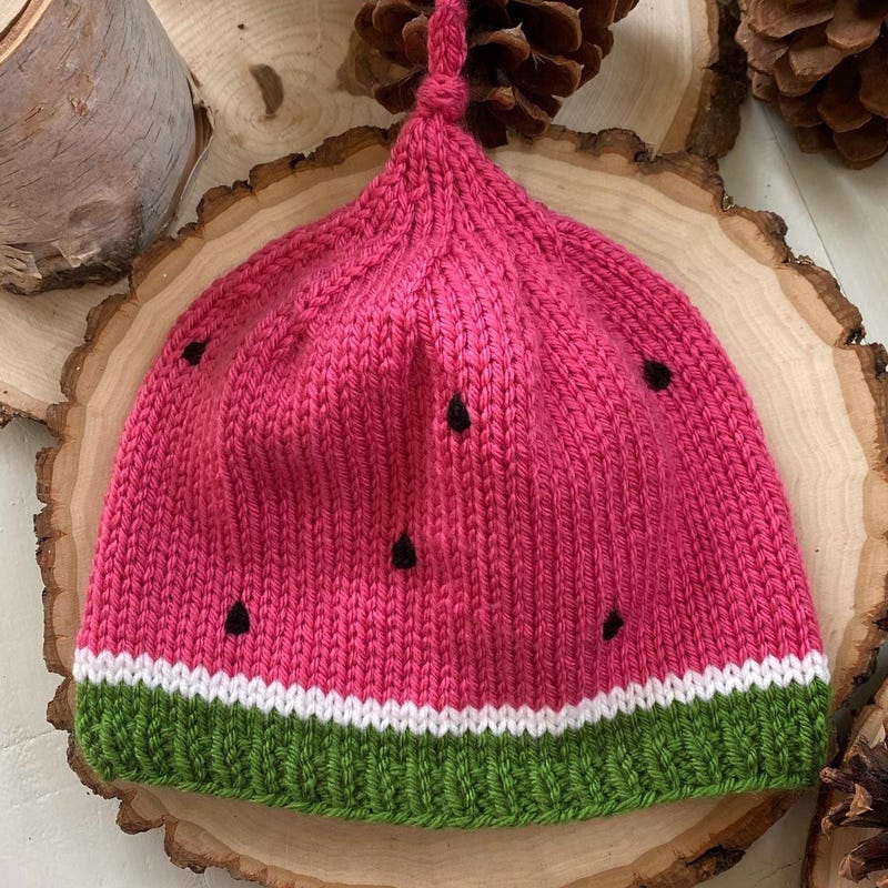 Watermelon Hat - Etsy