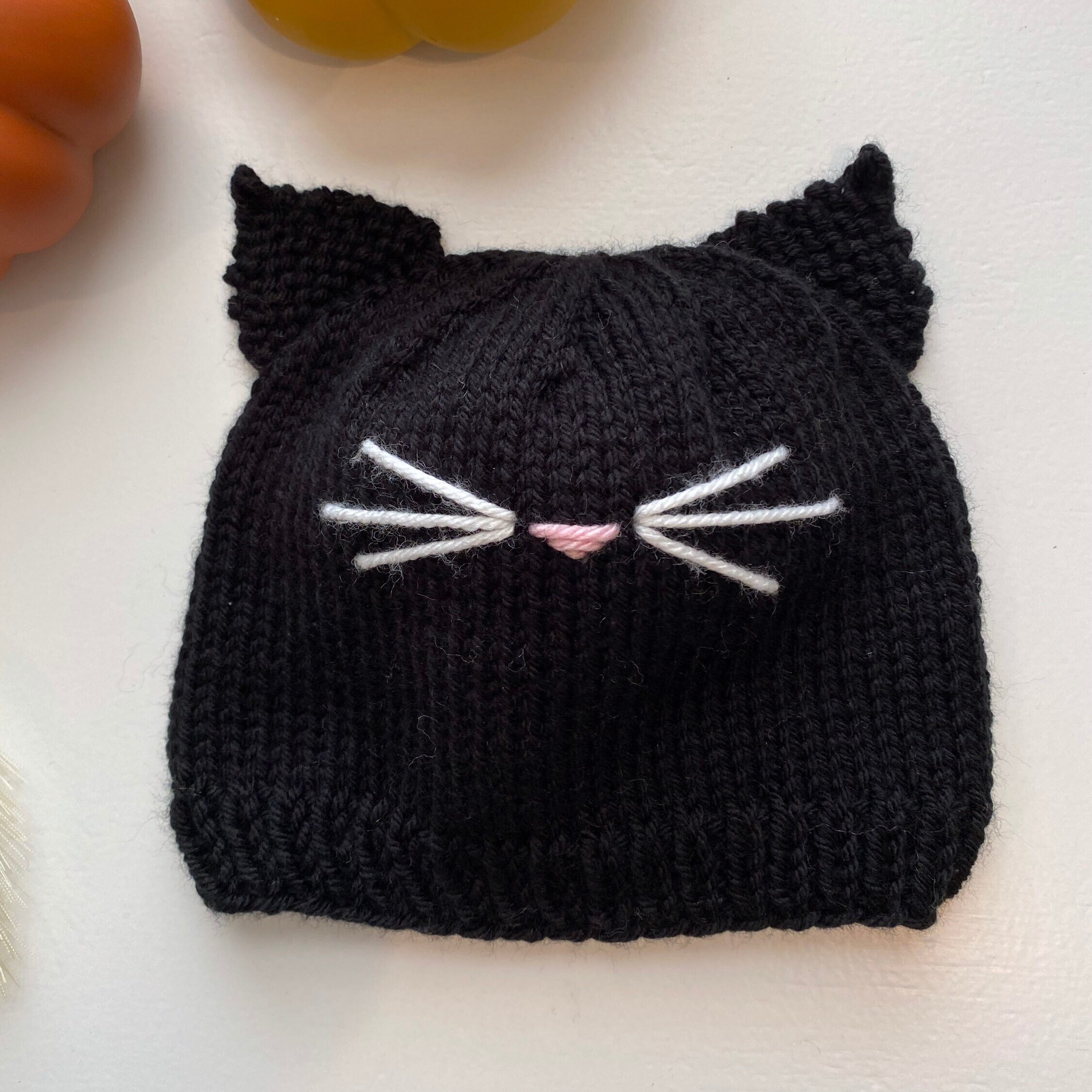 Toddler Cat Knitted Hat - Etsy