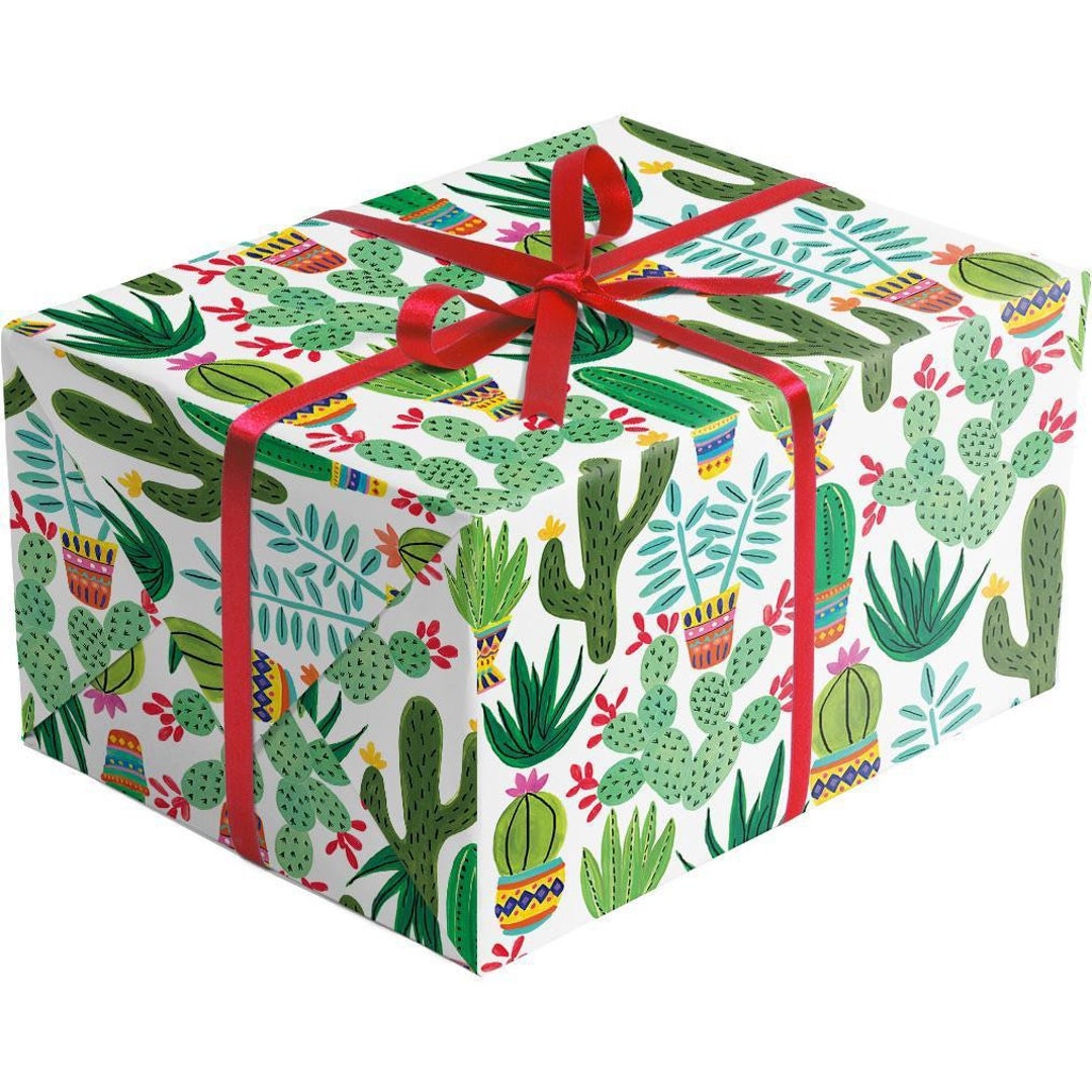 Sedona Cactus Desert Themed Everyday Gift Wrapping Paper - Etsy