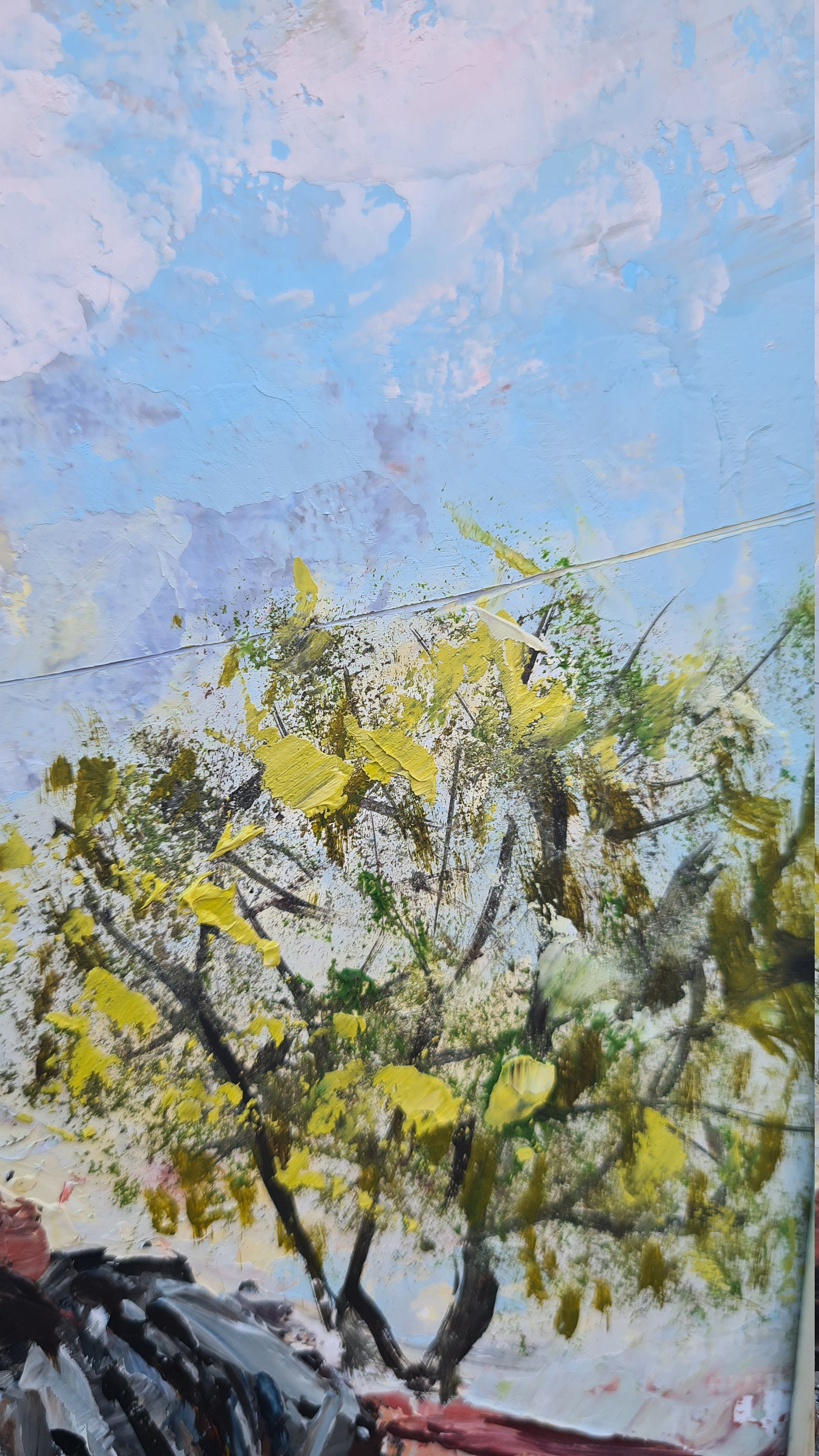 Milking a caw original oil painting one of a kind farm | Etsy