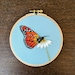Butterfly Needle Painting Pattern, Monarch Butterfly Hand Embroidery ...