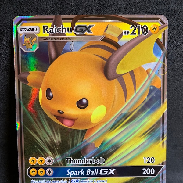 Ultra Pikachu Gx Card - Etsy