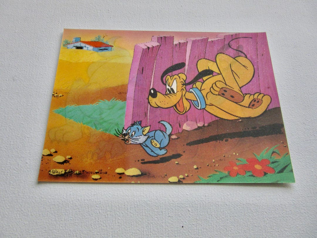 1960's Pluto 3-D Pluto Postcard Toppan Top Stereo - Etsy