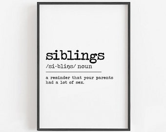 Funny Brother Definition - Etsy