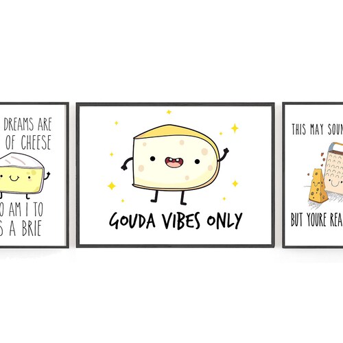 60 Kitchen Prints Set Food Pun Signs Set of 60 Funny - Etsy Canada